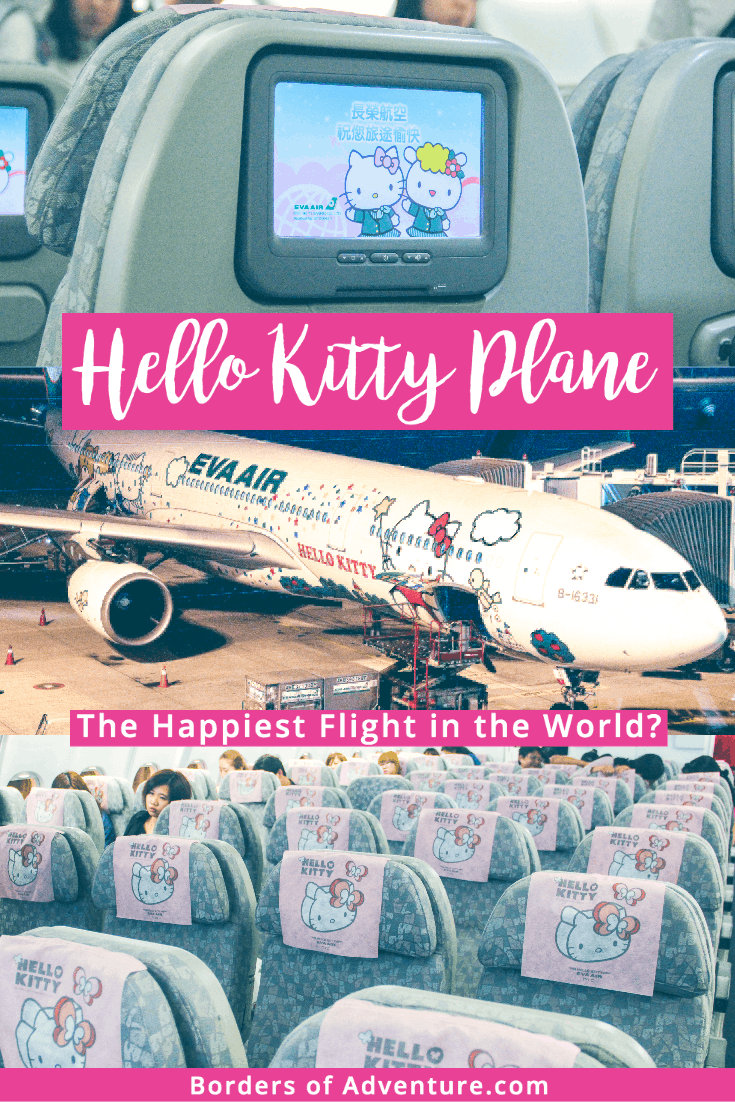 Flying on The Eva Air Hello Kitty Plane – Sanrio Flight to Taiwan
